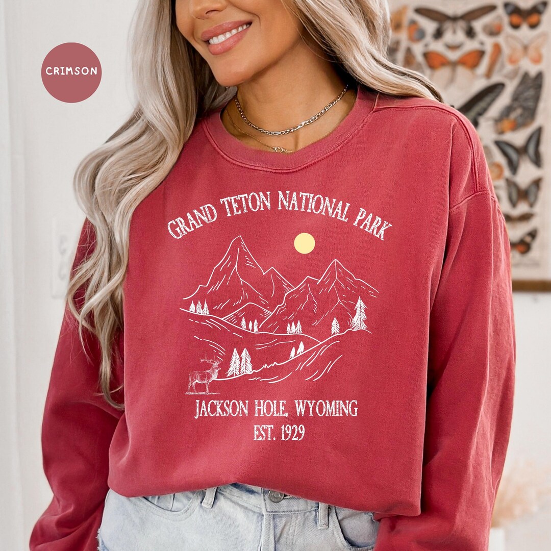 Grand Teton Comfort Colors® Sweatshirt, Grand Teton National Park ...