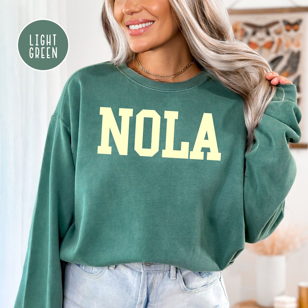 NOLA New Orleans Louisiana Comfort Colors® Sweater Gift, New Orleans ...