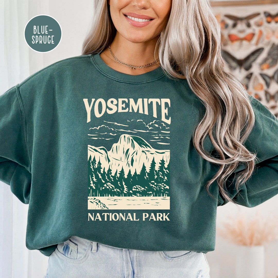 Yosemite National Park Half Dome Comfort Colors® Sweatshirt, Yosemite ...