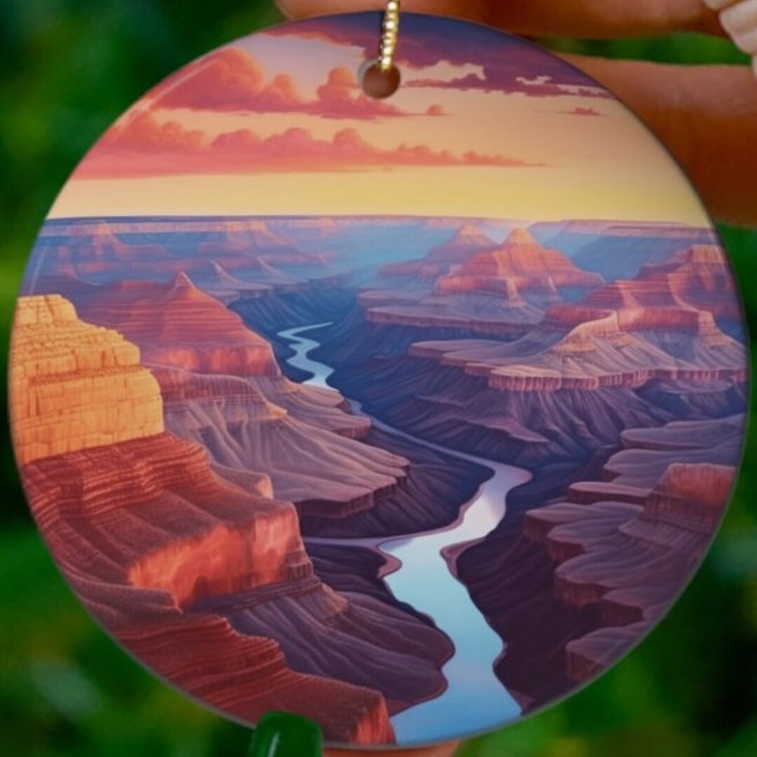 Grand Canyon National Park Ceramic Gift Ornament, Grand Canyon Vacation ...