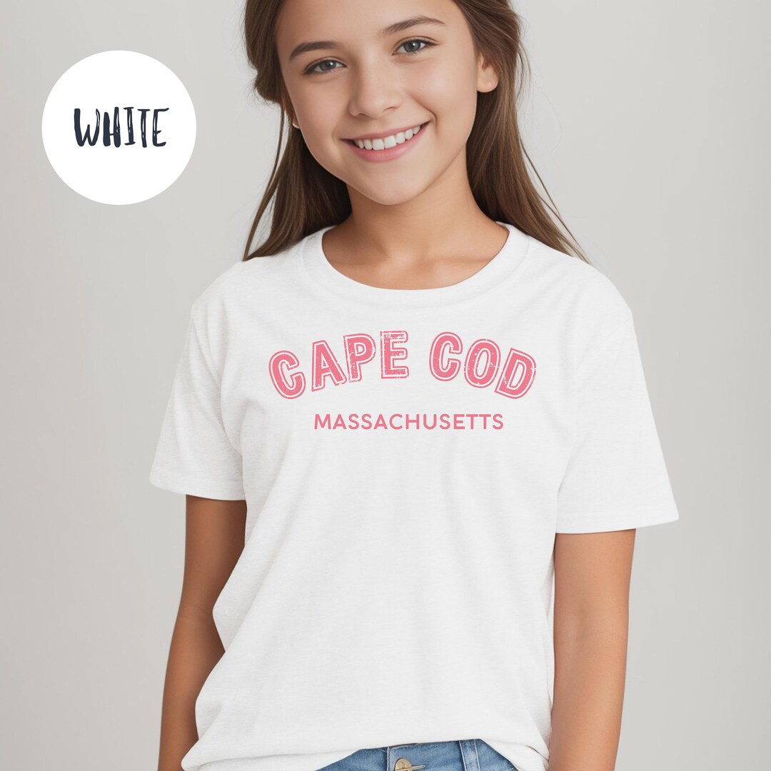 Cape Cod Children's Tee Shirt, Cape Cod Vacation Tee Shirt Gift for ...