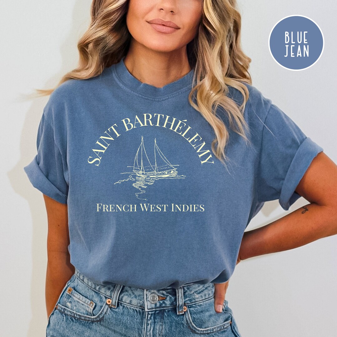St Barts Comfort Colors® T-shirt, Saint Barts Vacation Gift Shirt ...