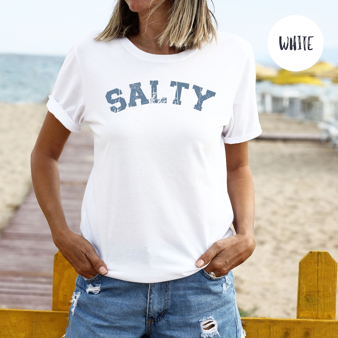 Salty Summer T-shirt, Salty Beach Vacation Gift, Salty Tee Shirt, Salty ...
