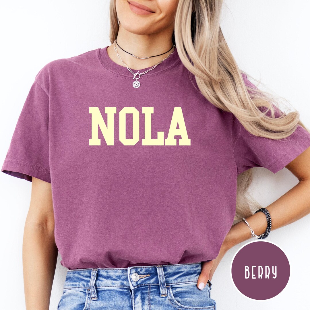 NOLA New Orleans Louisiana Comfort Colors® T-shirt, New Orleans Travel ...