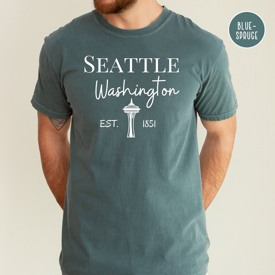 Seattle Washington State Comfort Colors® Gift T-shirt, Seattle Space ...