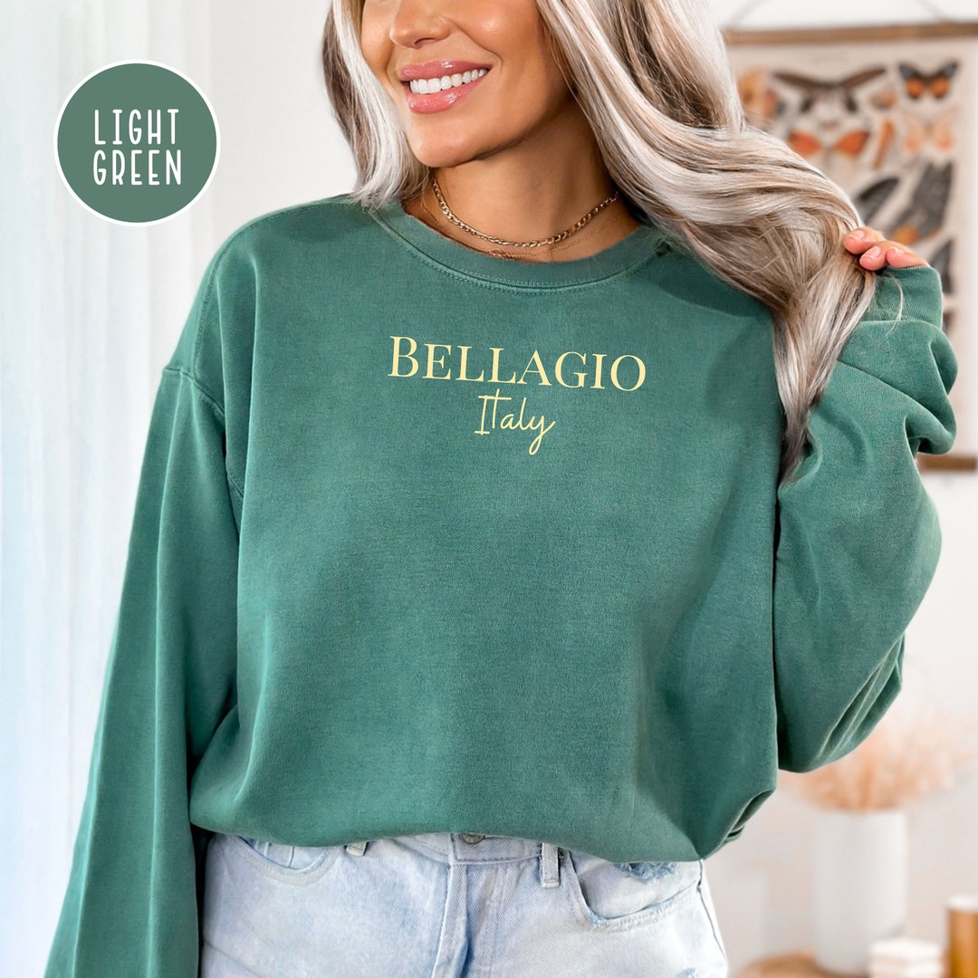 Bellagio Italy Minimalist Style Comfort Colors® Sweatshirt, Bellagio ...