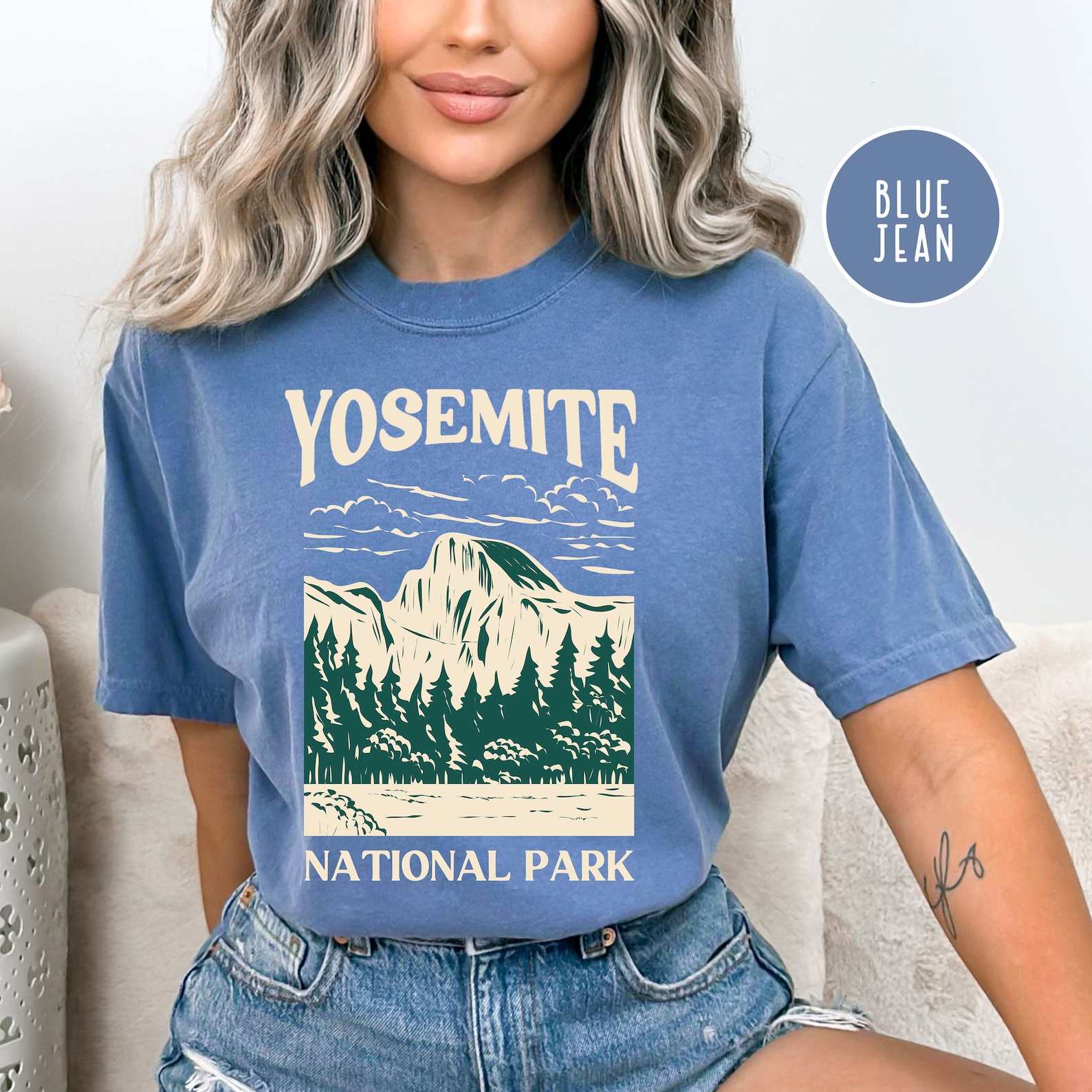 Yosemite National Park Comfort Colors® Gift T-shirt Yosemite - Etsy
