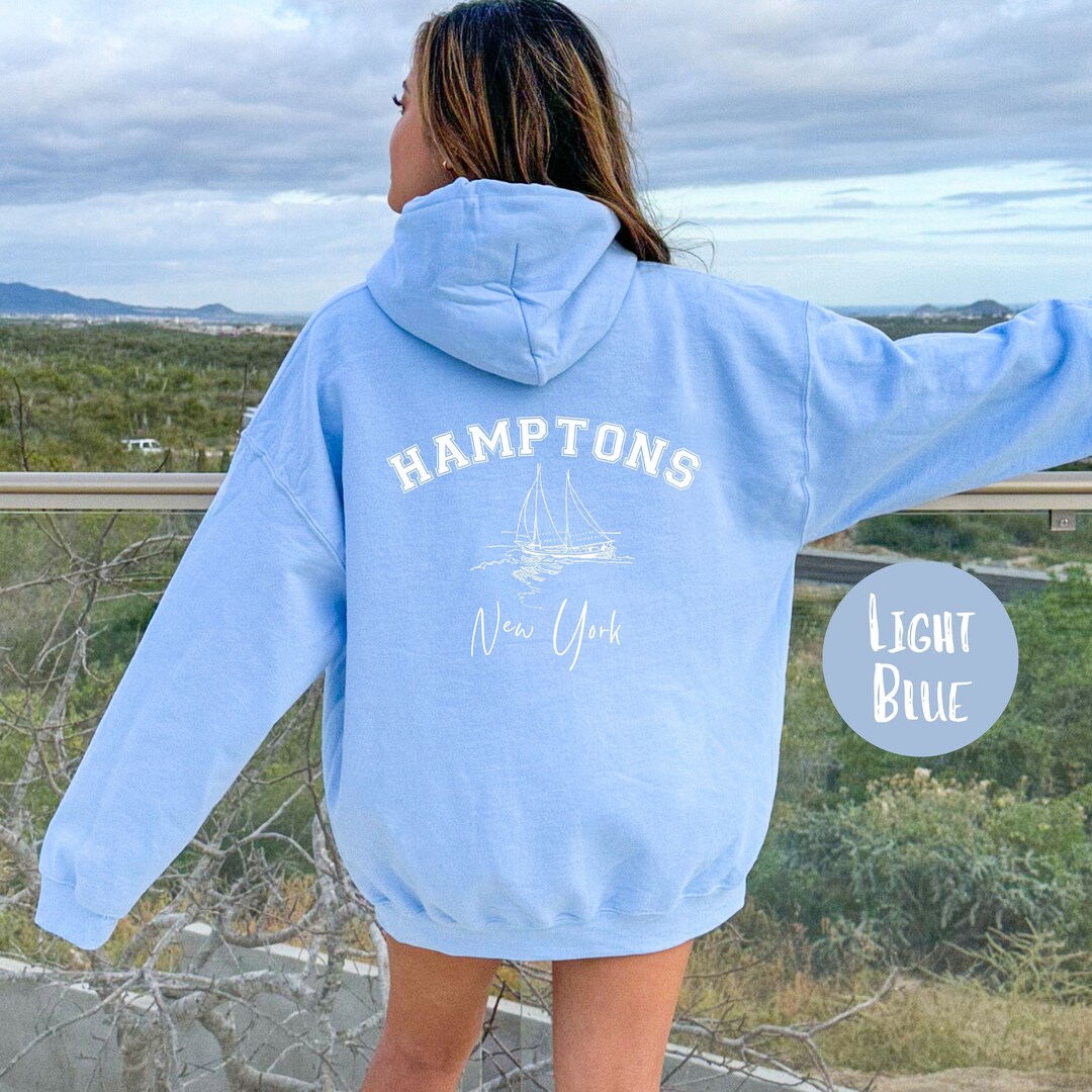 Hamptons Hoodie, Hamptons New York Sweatshirt, Hamptons Beach Coverup ...
