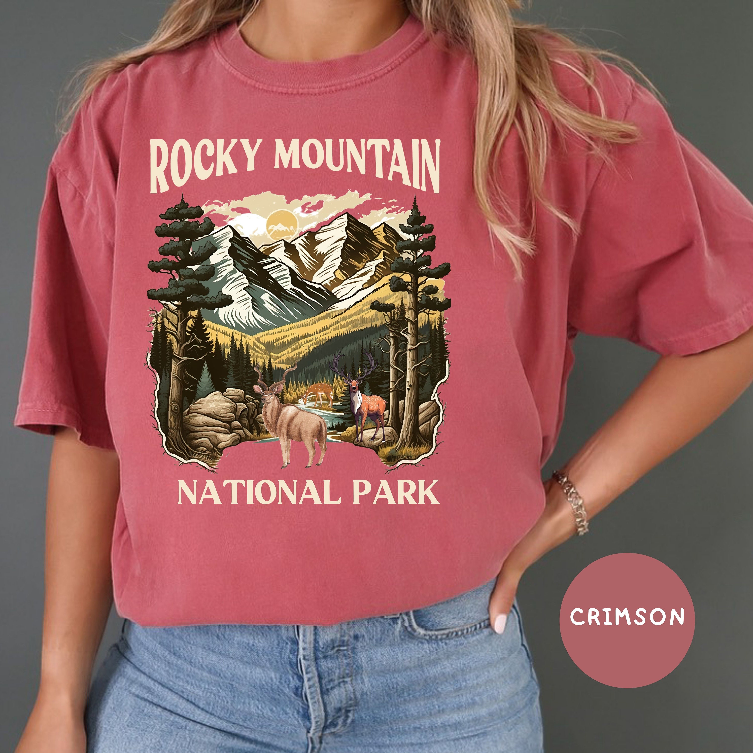 Rocky Mountain National Park Comfort Colors® Tshirt Gift - Etsy