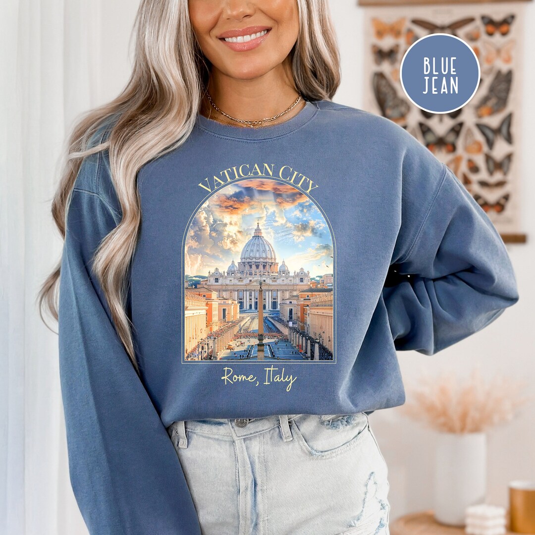 Vatican City Rome Italy Comfort Colors® Sweatshirt, Vatican City Gift ...