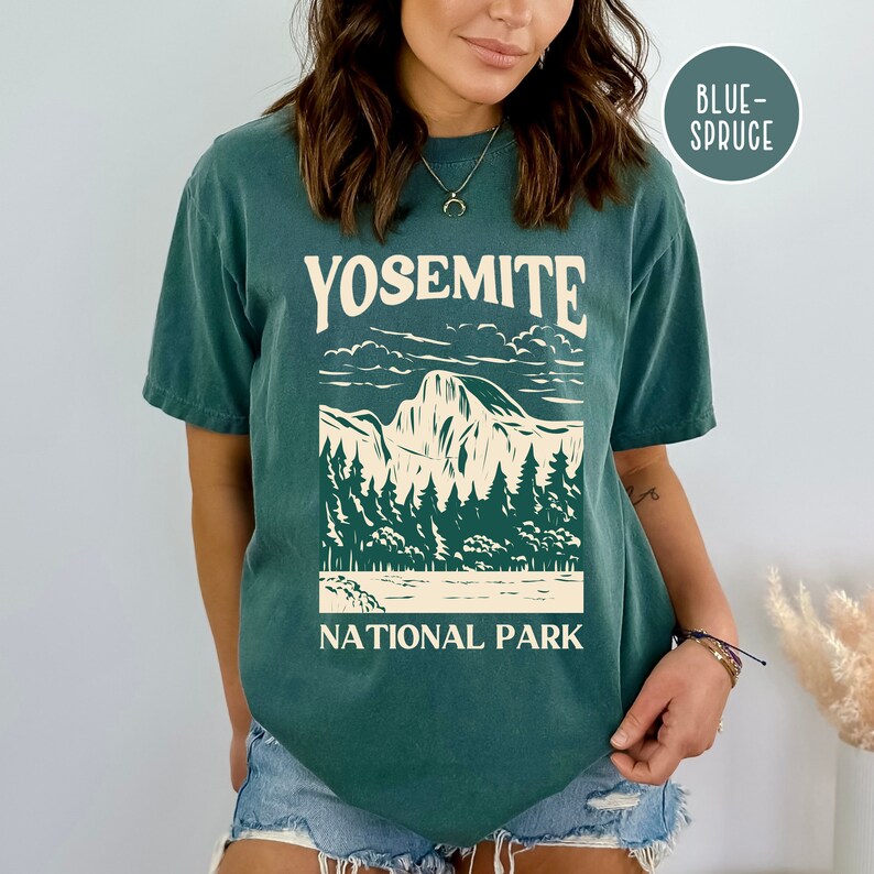 Yosemite National Park Comfort Colors® Gift T-shirt Yosemite - Etsy