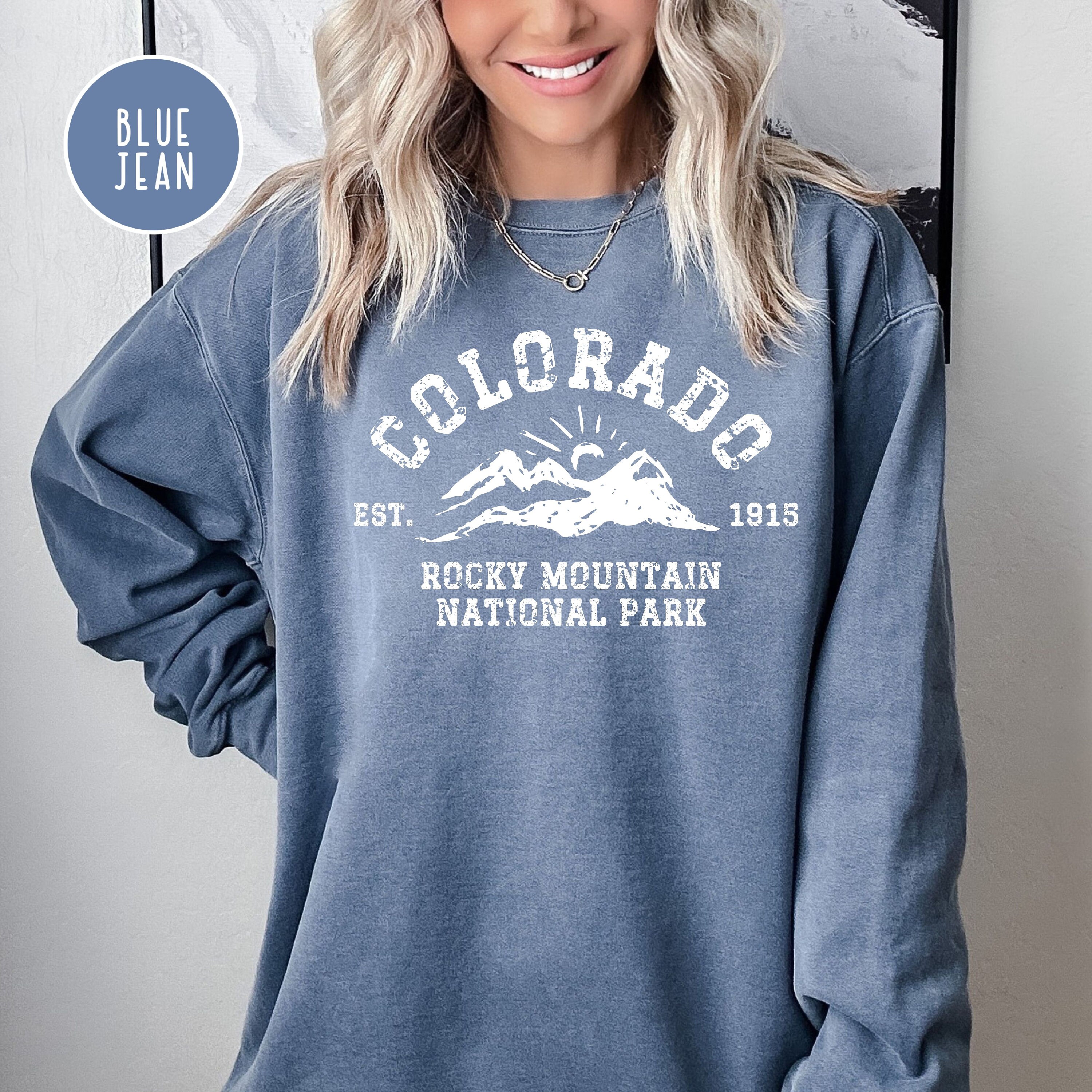 Colorado Rocky Mountain National Park Grunge Style Unisex - Etsy