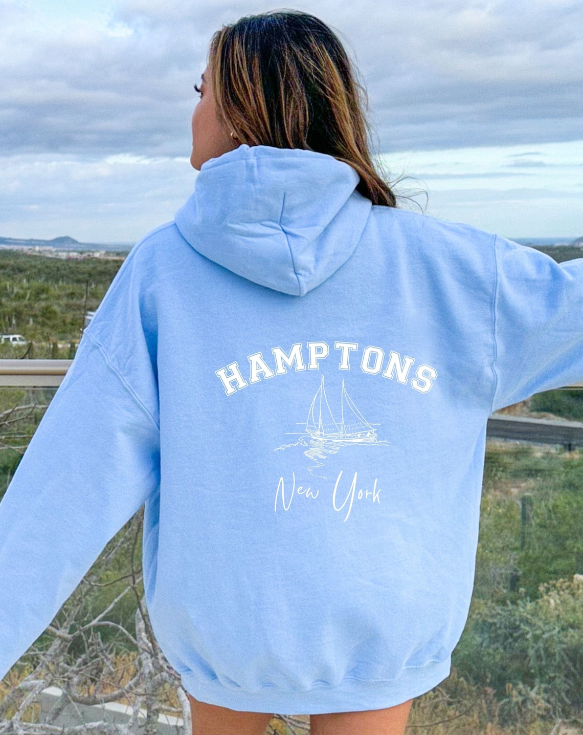 Hamptons Hoodie Hamptons New York Sweatshirt Hamptons Beach - Etsy