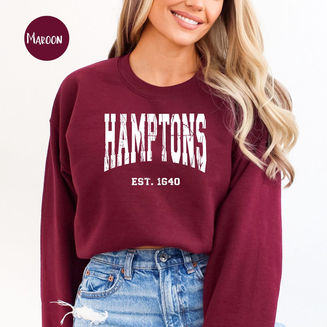Hamptons Grunge Sweatshirt, Hamptons Vacation Gift Shirt, East Hampton ...