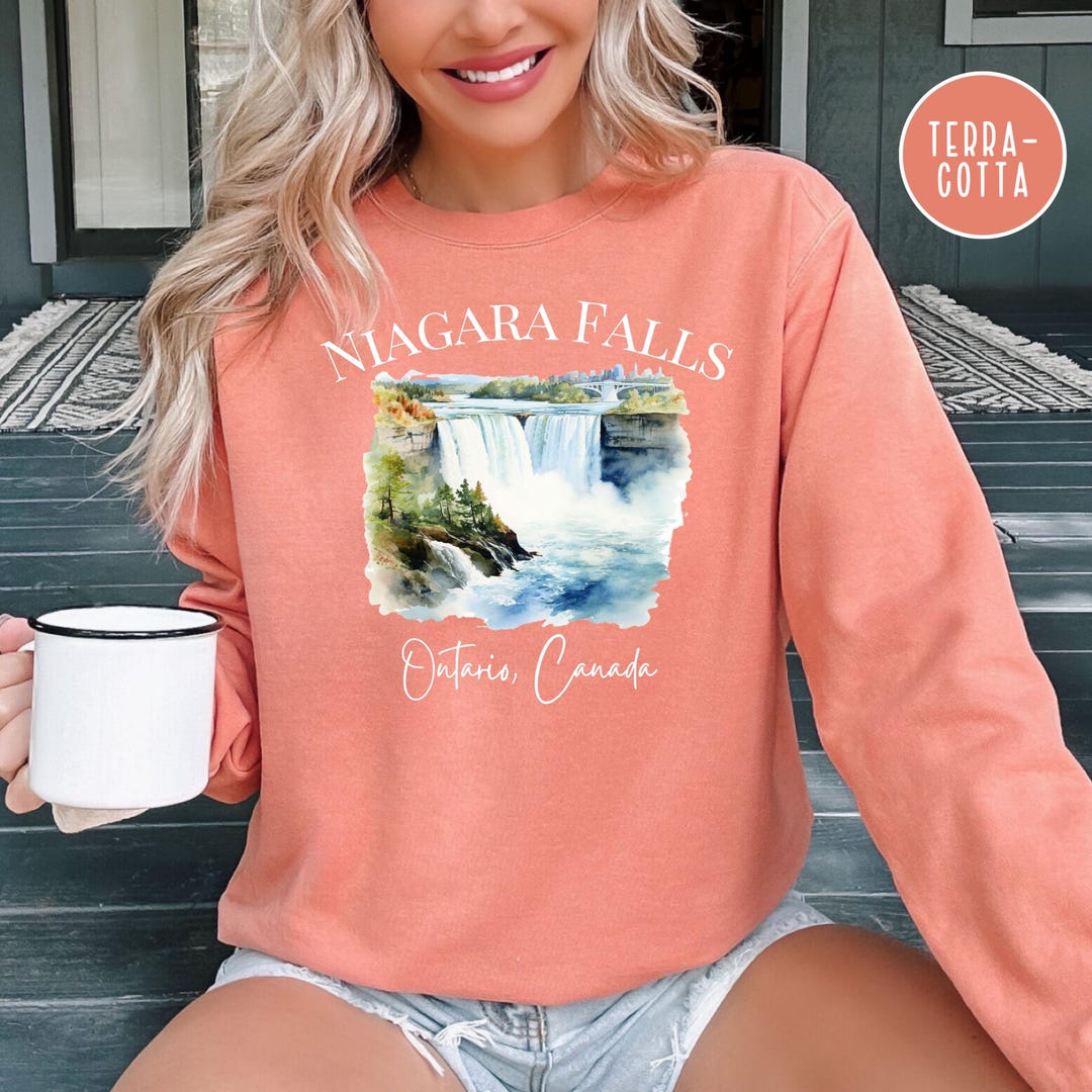 Niagara Falls Ontario Canada Comfort Colors® Sweatshirt, Niagara Falls ...