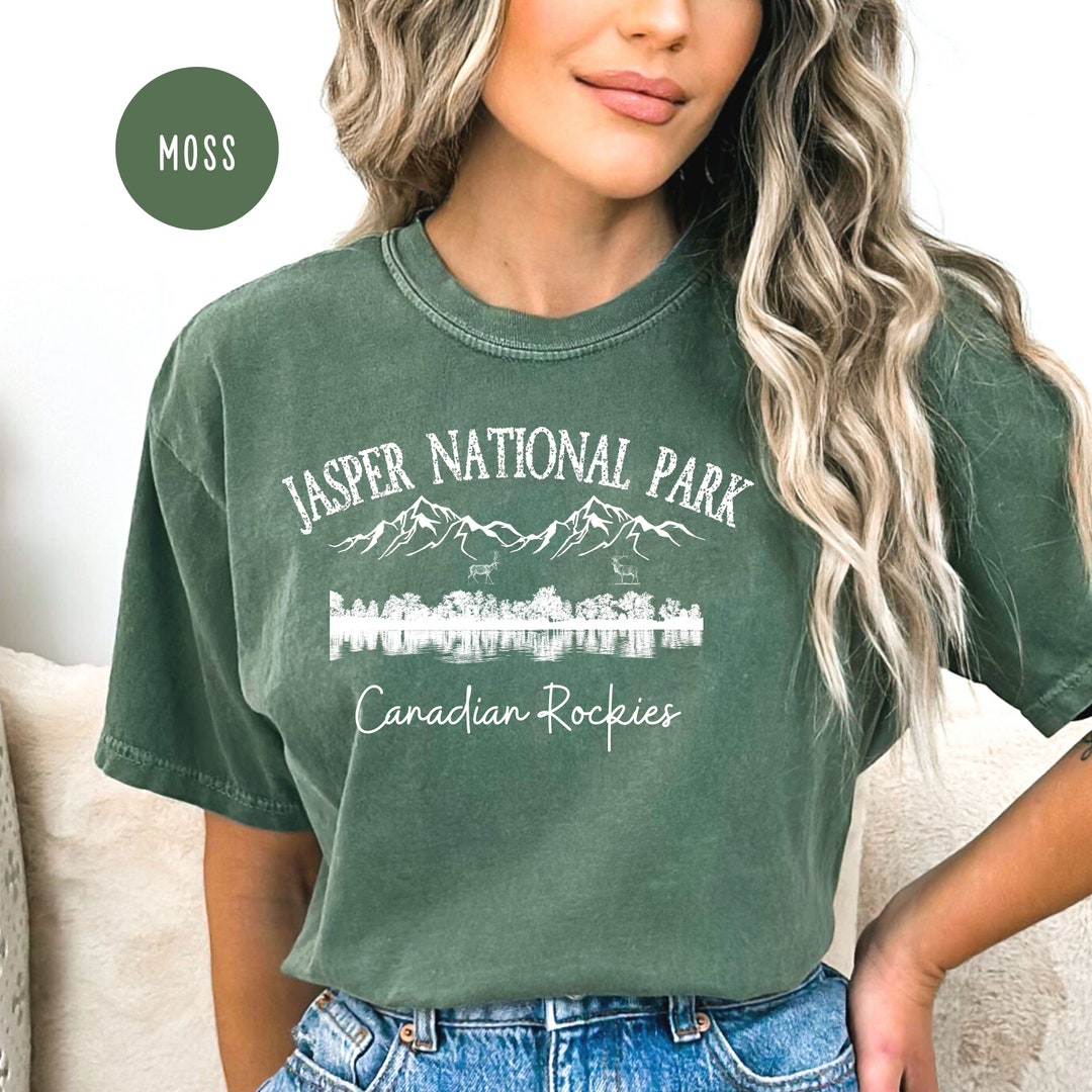 Jasper National Park Alberta Canada Grunge Style Comfort Colors® Tshirt ...