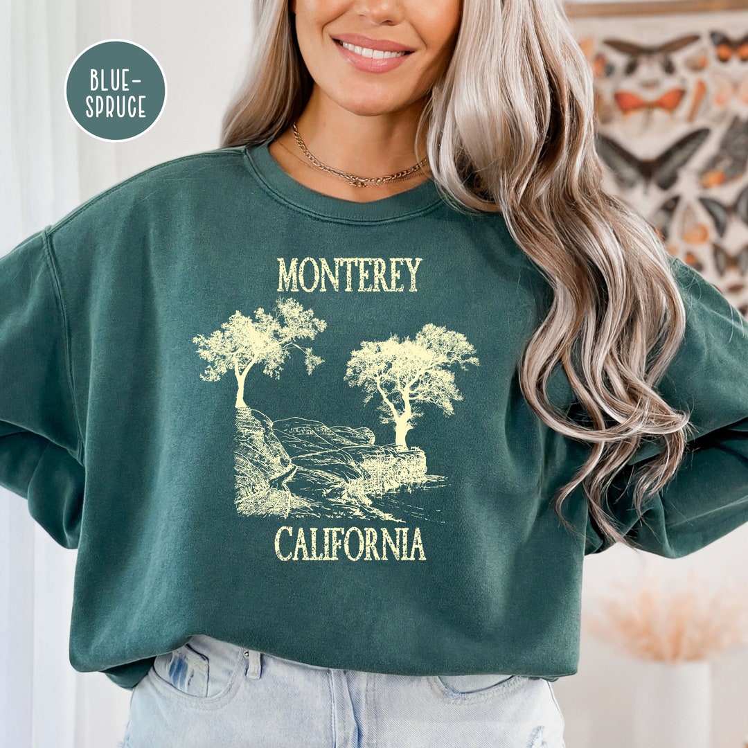 Monterey California Grunge Style Comfort Colors® Sweatshirt, Monterey ...
