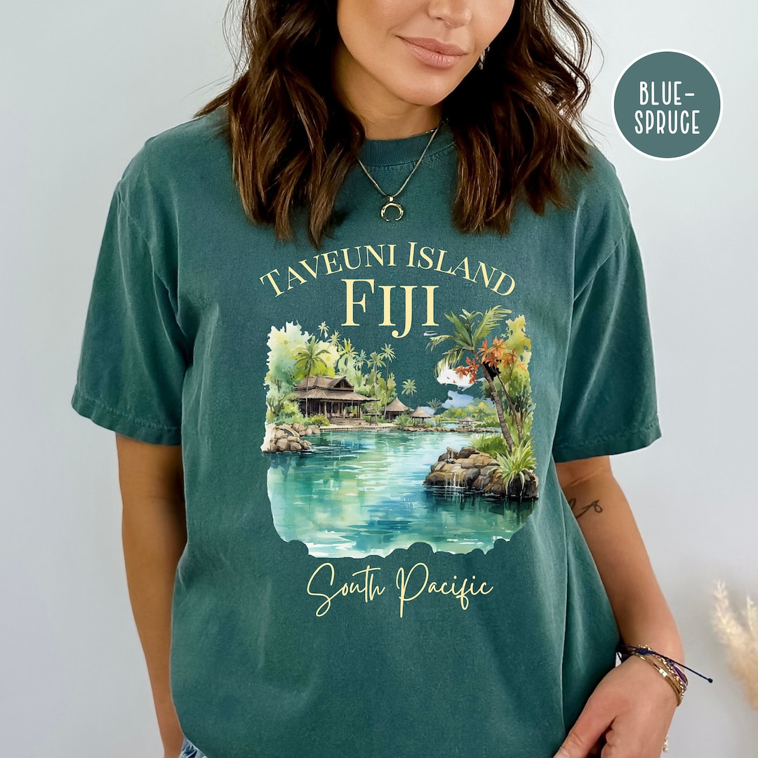 Taveuni Island Fiji Comfort Colors® Tshirt, Fiji South Pacific Vacation ...