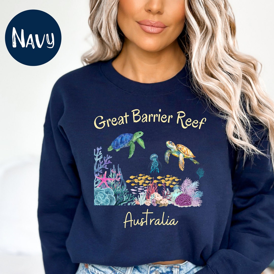 Great Barrier Reef Australia Sweater Gift, Coral Reef Australia ...