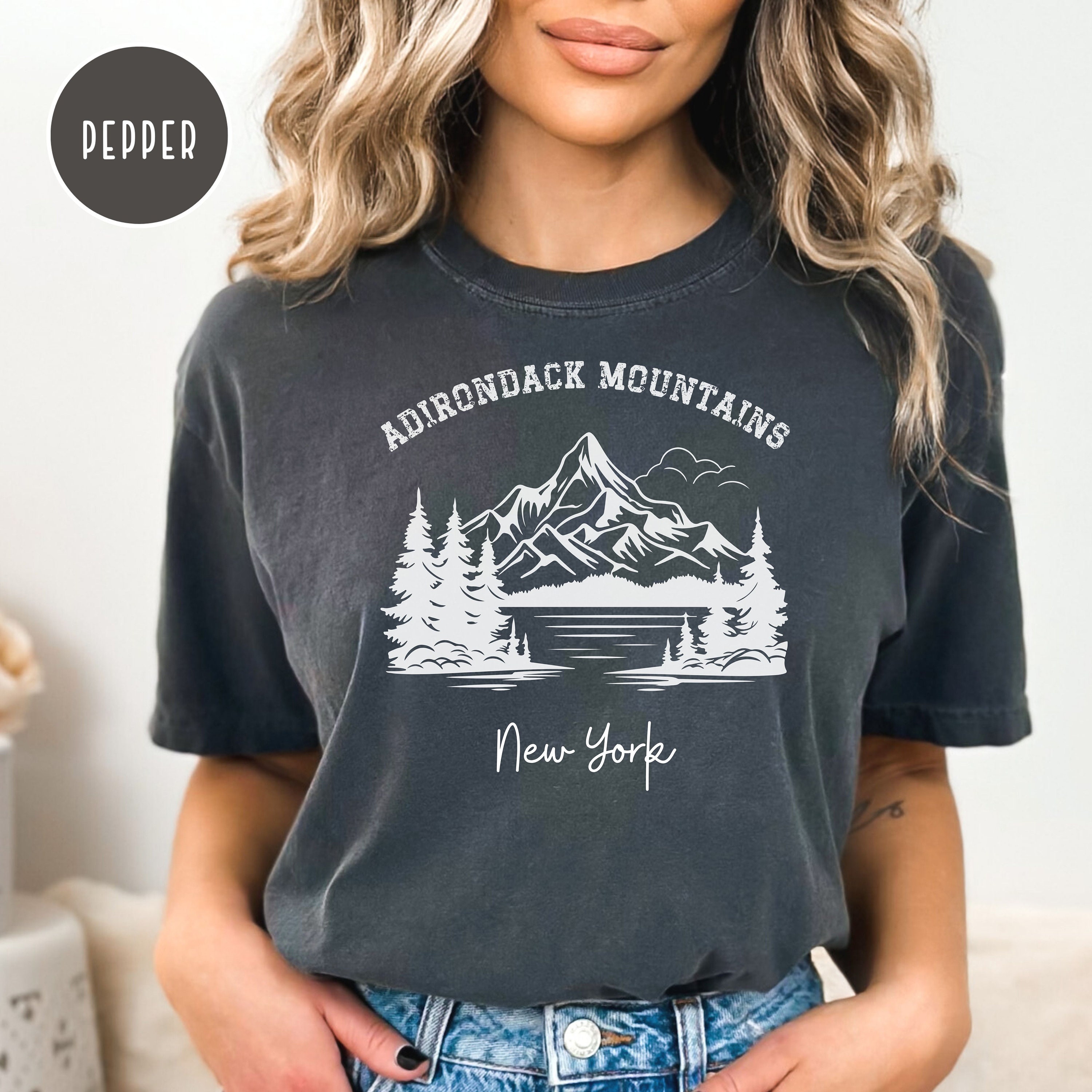 Adirondack Mountains New York Comfort Colors® T-shirt, Adirondacks ...