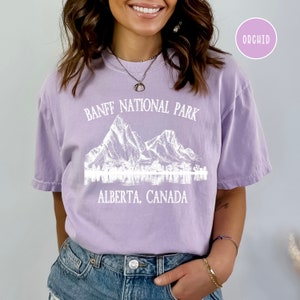 Alberta Canada Banff National Park Comfort Colors® Gift T-shirt, Banff ...