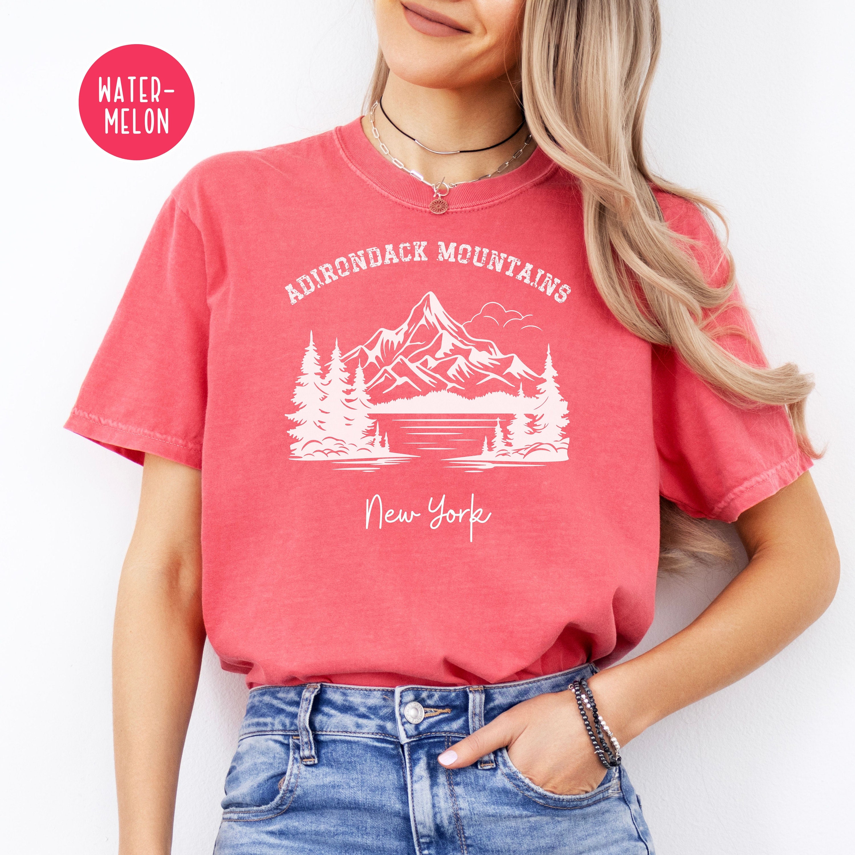 Adirondack Mountains New York Comfort Colors® T-shirt, Adirondacks ...