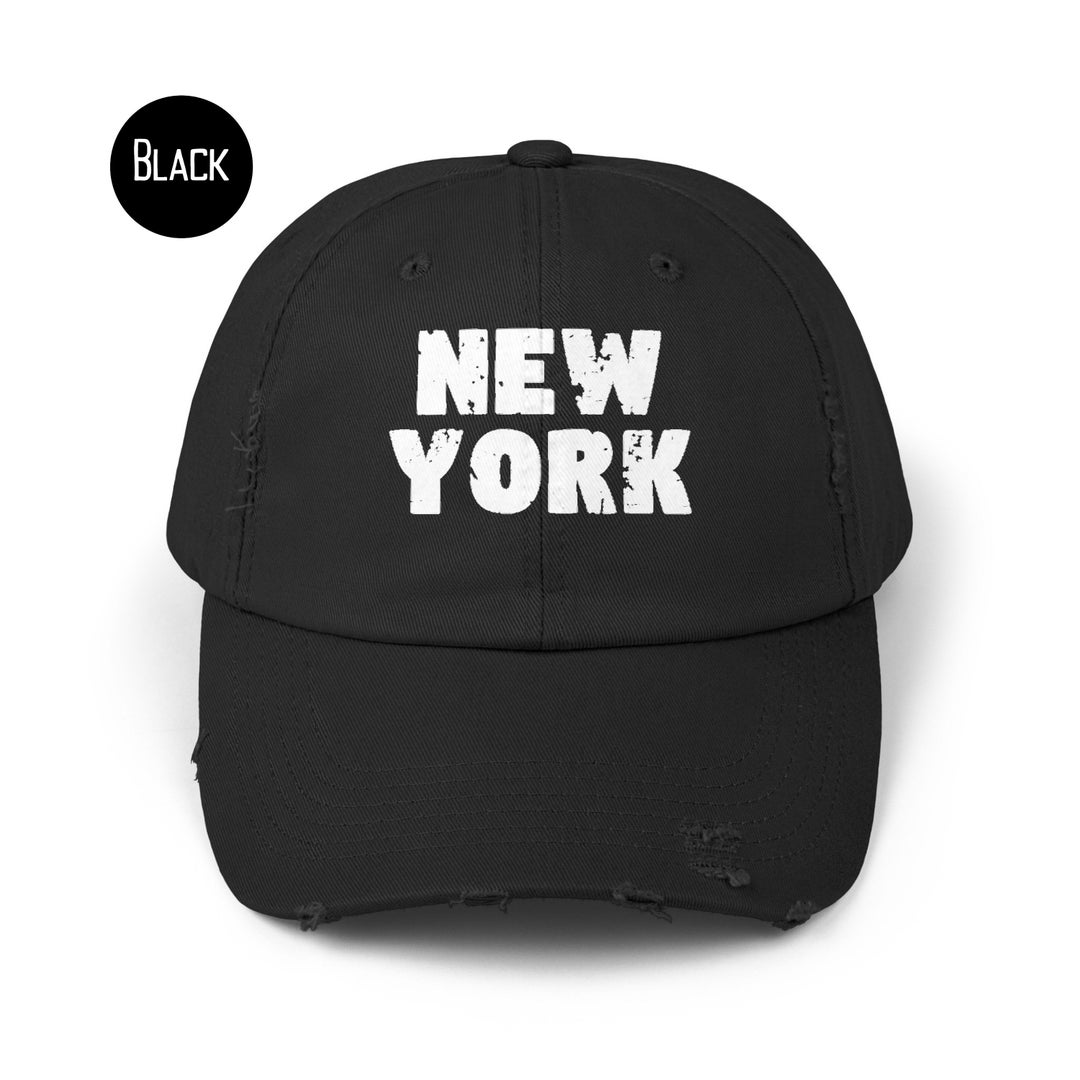 New York Grunge Style Cap, New York City Vacation Cap, New York Unisex ...