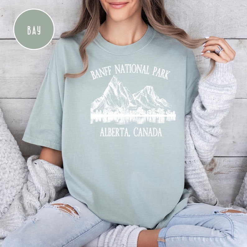 Alberta Canada Banff National Park Comfort Colors® Gift T-shirt, Banff ...