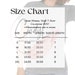 Mineral Wash 1300 T-shirt Size Chart, Colortone 1300 Size-chart ...