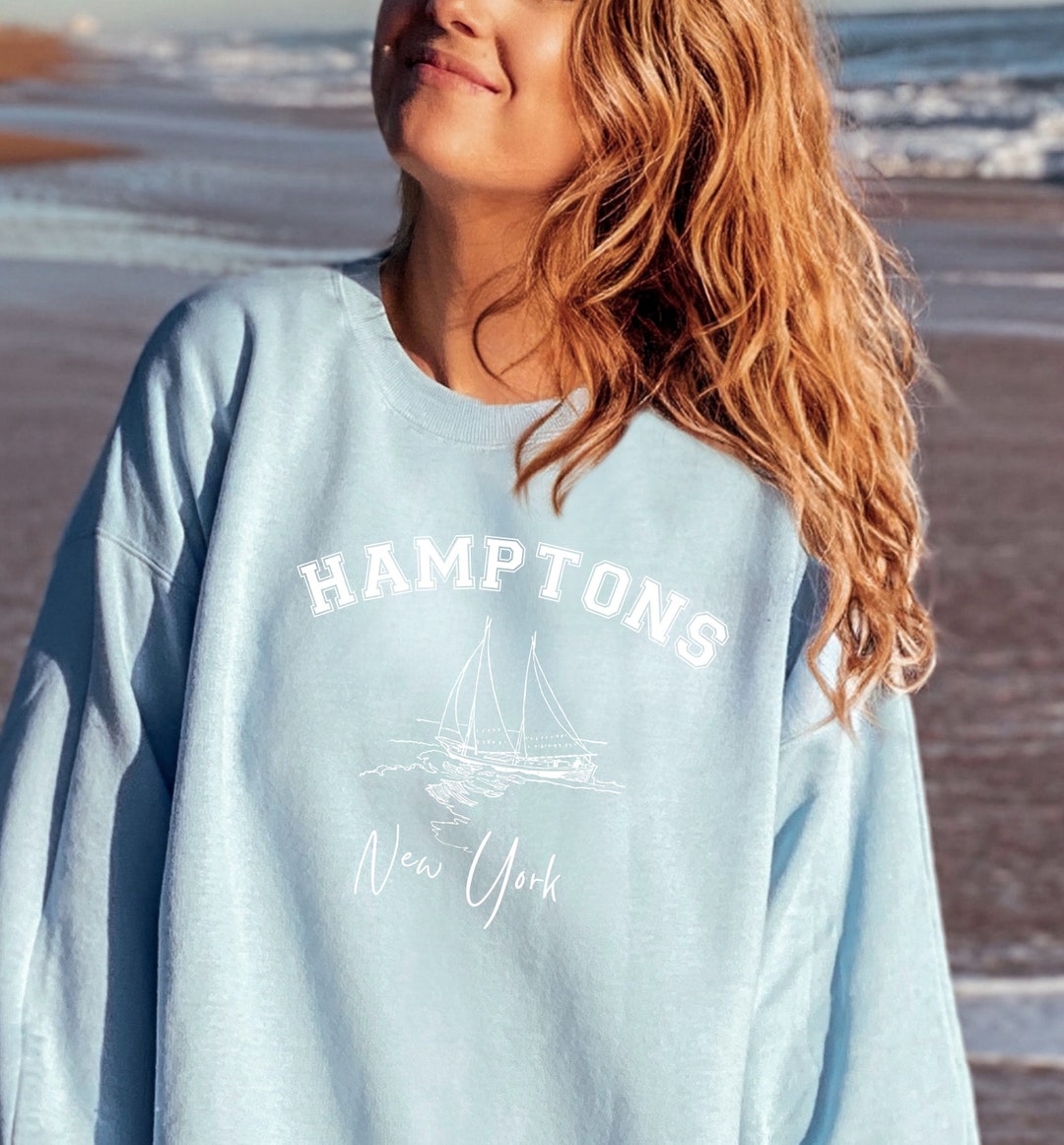 Hamptons Crewneck Sweatshirt, Hamptons Sweatshirt, Hamptons Sweater ...