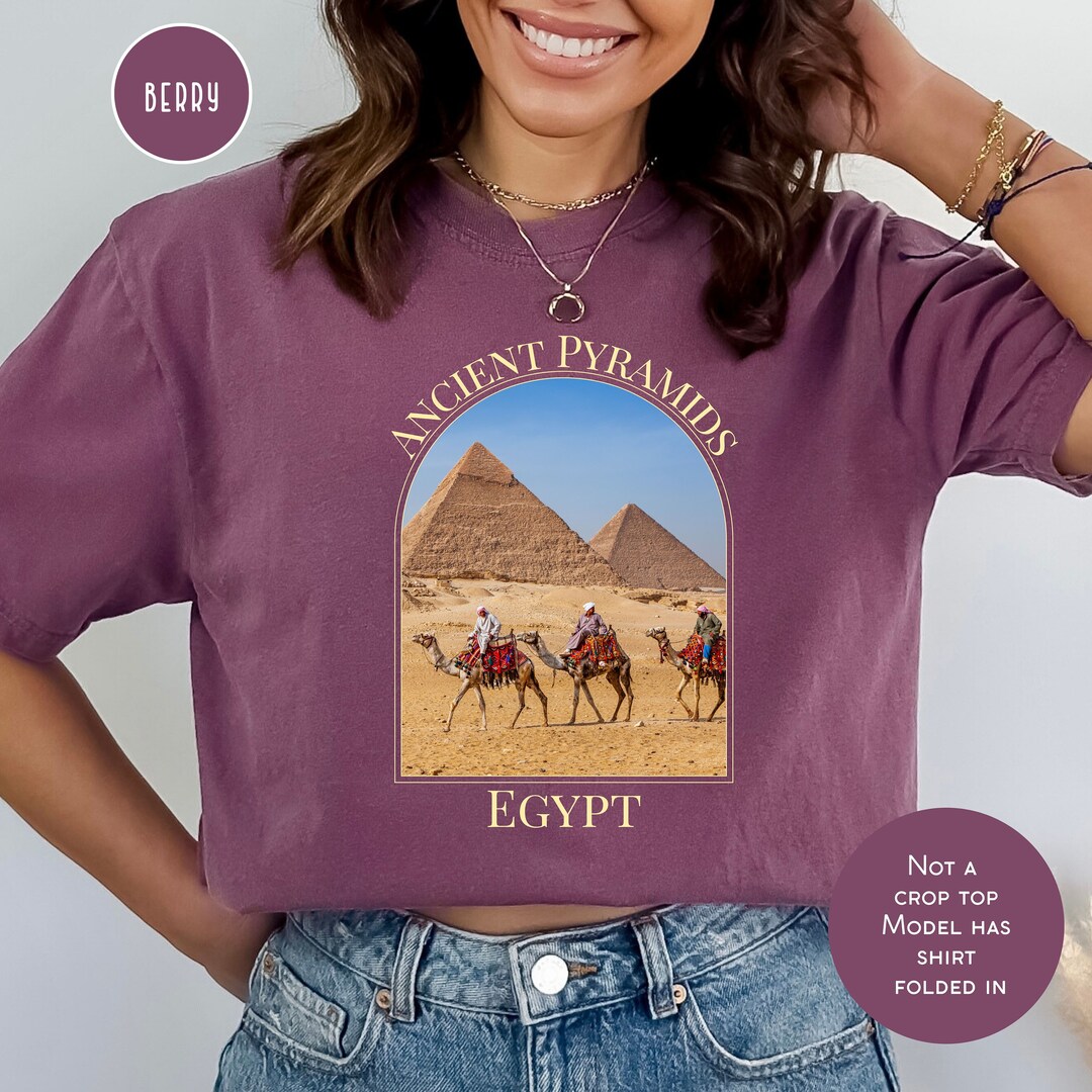 Egypt Pyramids Comfort Colors® Tee Shirt, Ancient Pyramids Shirt ...