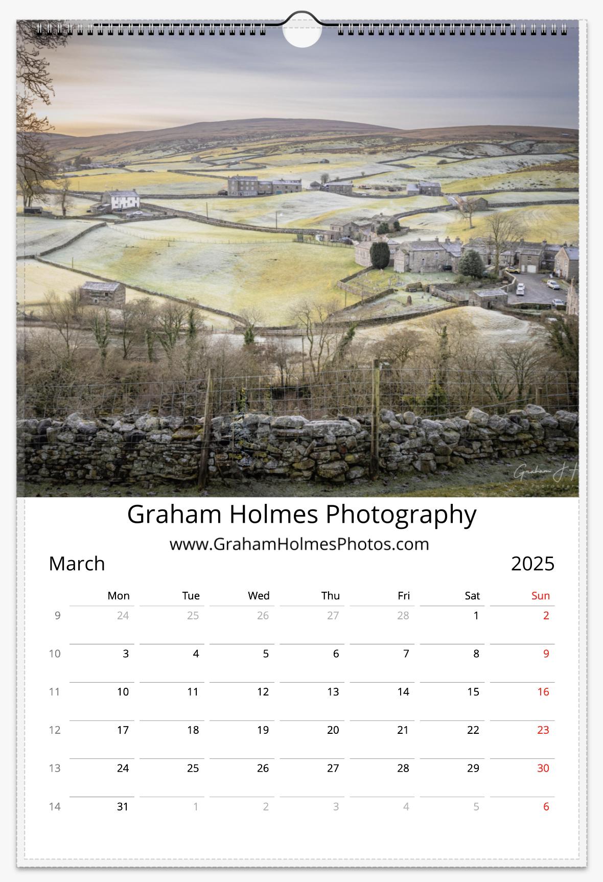 2025 Yorkshire Dales Scenes Calendar - Stunning Landscape Photography ...