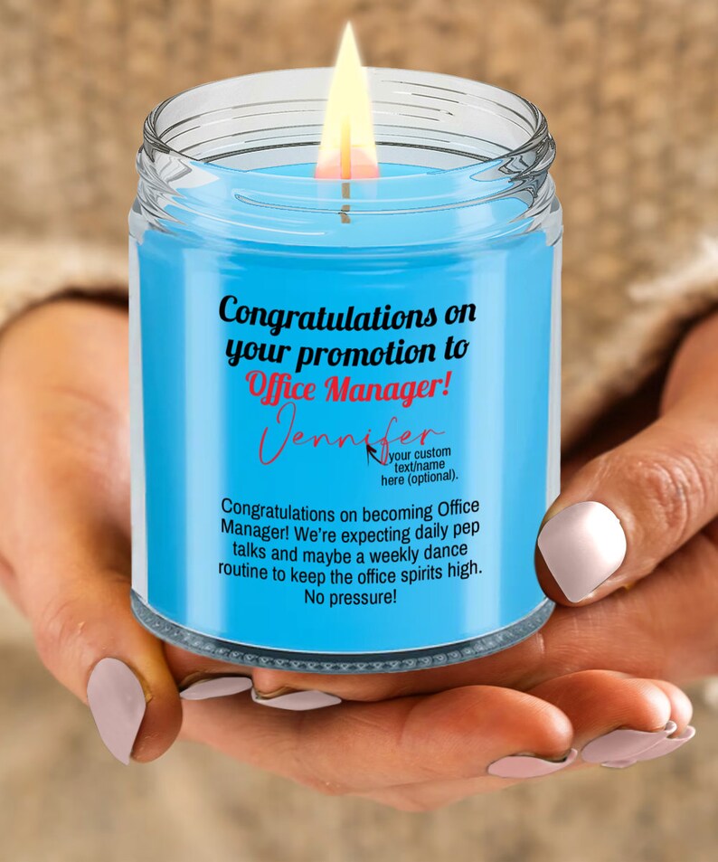 Congratulations on Your Promotion to Office Manager, Personalized 9 Oz ...