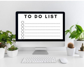 To Do List Printable Template Digital Download Letter - Etsy