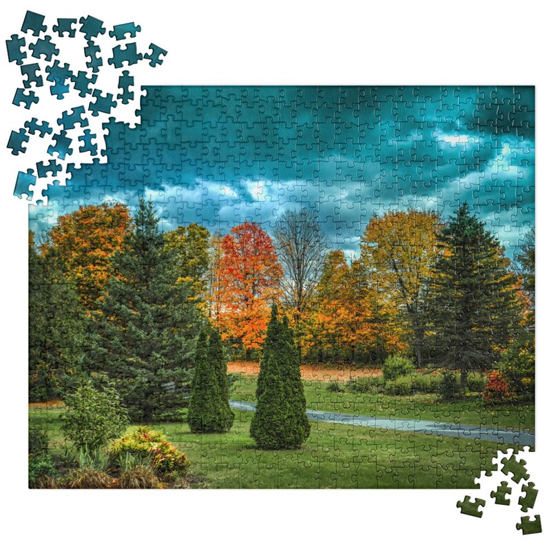 Fall Themed Puzzles - Autumn Jigsaw Puzzle - 252 Piece or 520 Piece ...