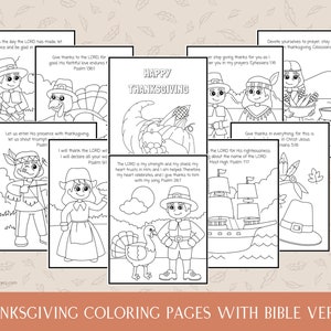 Thanksgiving Coloring Pages With Bible Verses | Coloring Pages | Fall ...