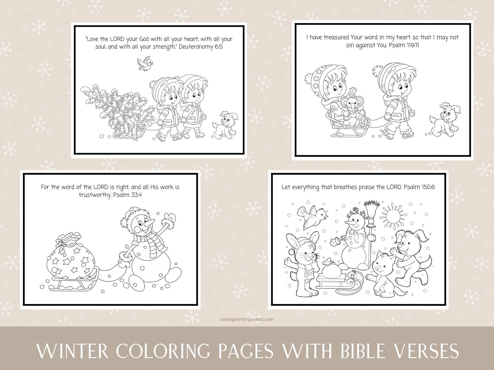 Winter Coloring Pages | Christmas Coloring Pages | Happy New Year ...