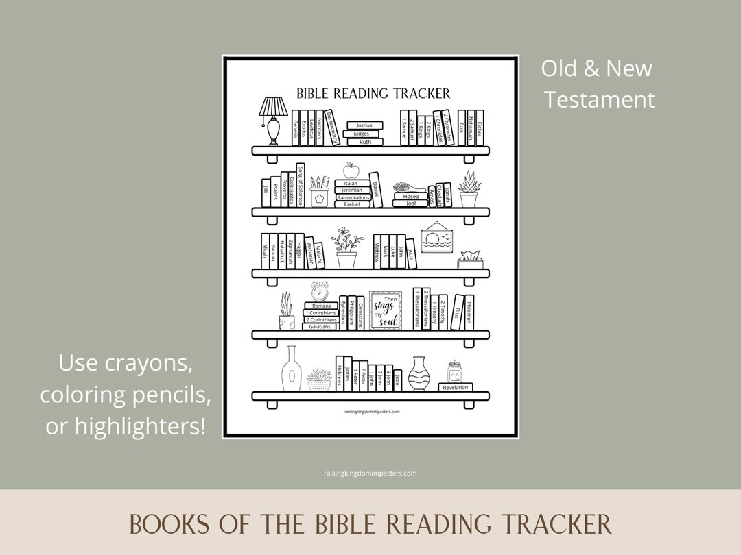 Woman's Bible Reading Tracker | Books of the Bible Reading Log | Bible ...