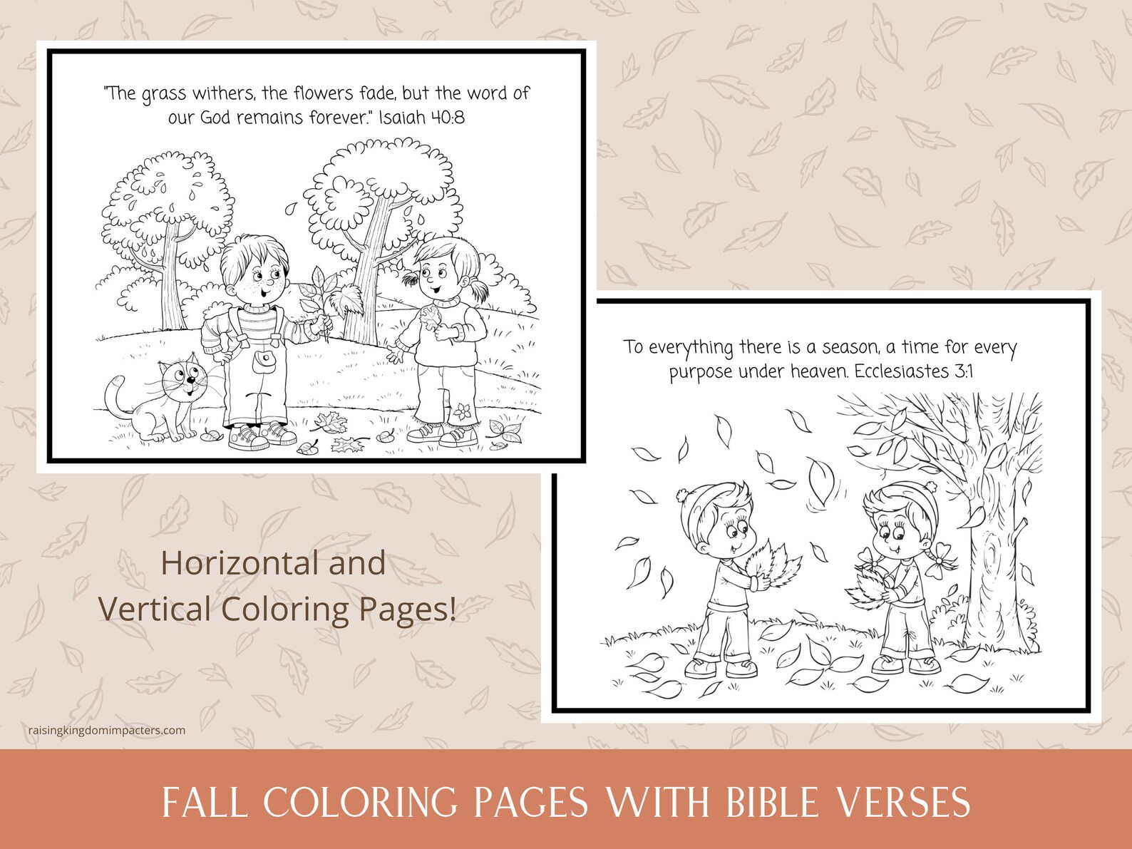 Fall Coloring Pages With Bible Verses | Autumn Coloring Pages ...