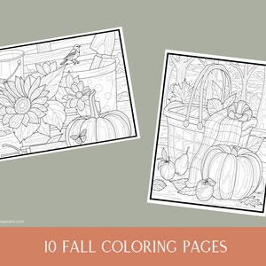 Fall Coloring Pages | Autumn Coloring Pages for Adults | Teen Coloring ...