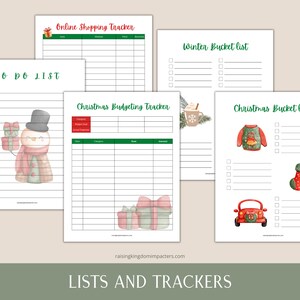 Christmas Planner | Holiday Planner | Gratitude Tracker | Christmas To ...