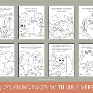 35 Bible Verse Coloring Pages | Animal Coloring Pages | Kids Coloring ...