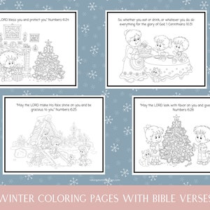 Winter Coloring Pages Christmas Coloring Pages Happy New - Etsy