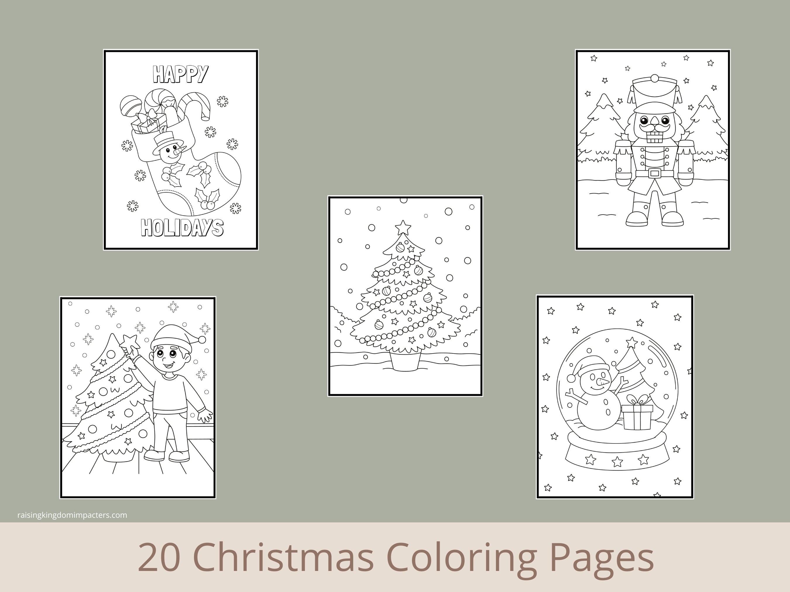 Christmas Coloring Pages | Printable | Holiday Coloring Pages ...