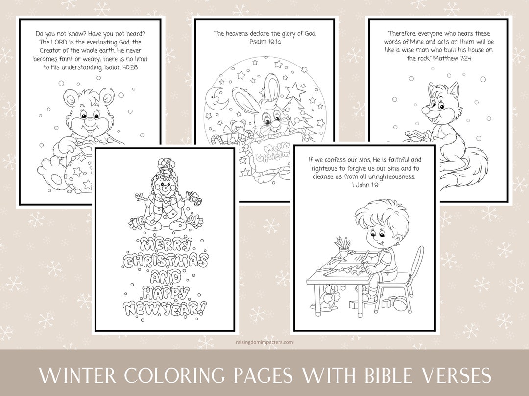 Winter Coloring Pages | Christmas Coloring Pages | Happy New Year ...