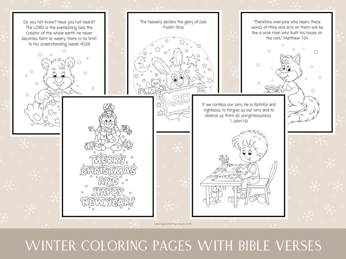 Winter Coloring Pages | Christmas Coloring Pages | Happy New Year ...