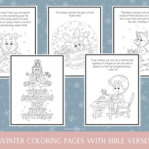 Winter Coloring Pages Christmas Coloring Pages Happy New - Etsy