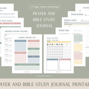 Prayer Journal | Bible Study Resources | Prayer List | Scripture ...