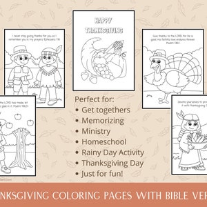 Thanksgiving Coloring Pages With Bible Verses | Coloring Pages | Fall ...