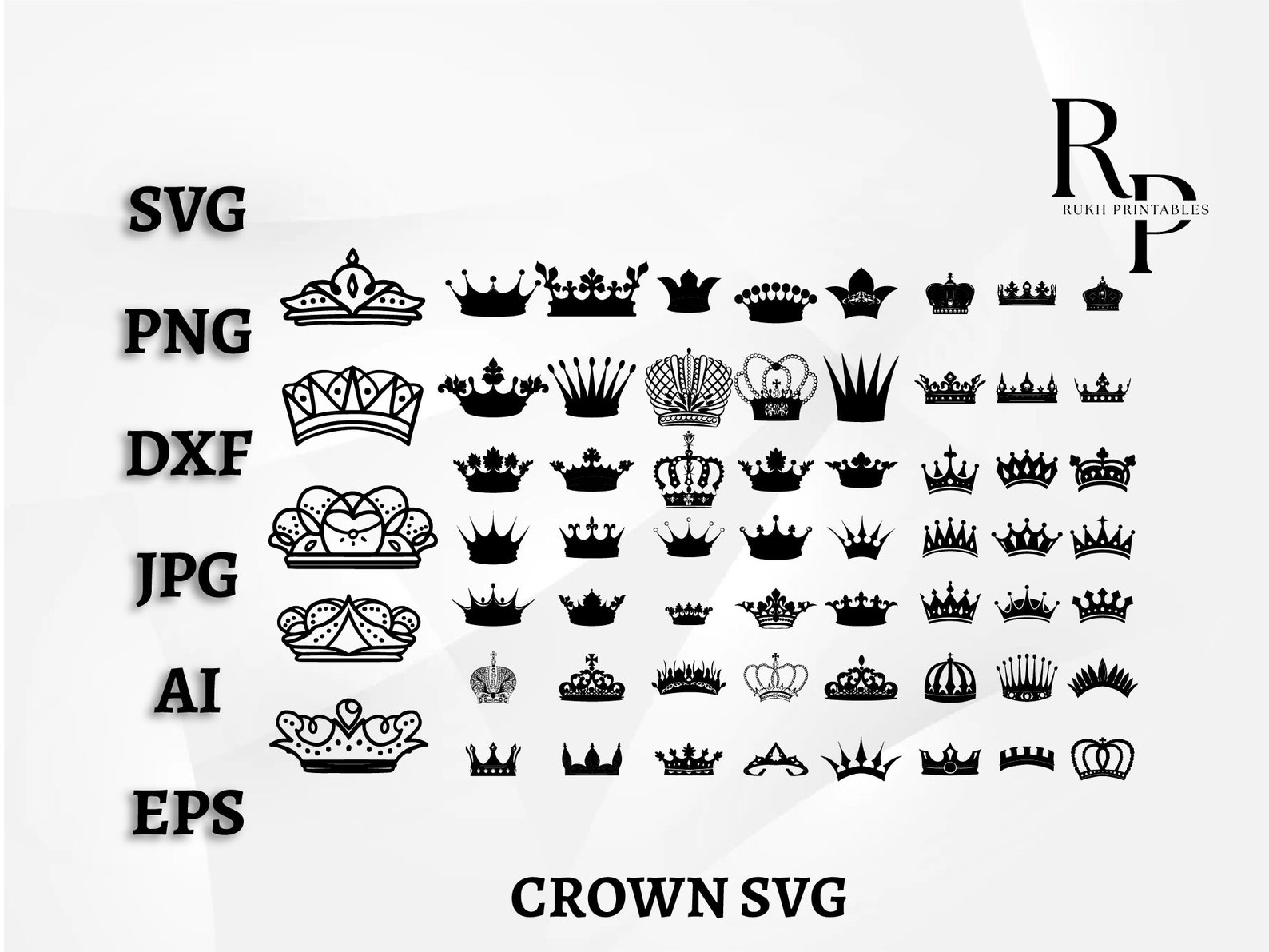 Royal Crown SVG Princess Tiara SVG King Crown Queen Crown Princess ...